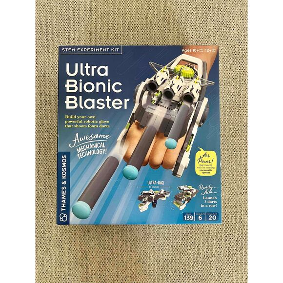Toys | Ultra Bionic Blaster Stem Kit Build A Robotic Glove Dart Blaster ...